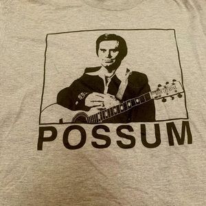 Shirts | George Jones Possum Tshirt Xl Grey | Poshmark